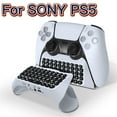 Keyboard for PS5 Controller, Portable Rechargeable Wireless Controller ...
