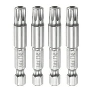 T40 Magnetic Security Star 5 Point Torx Screwdriver Bit 1/4" Hex Shank ...