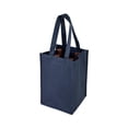 4 Bottle Non Woven Tote in Blue by True - Walmart.com