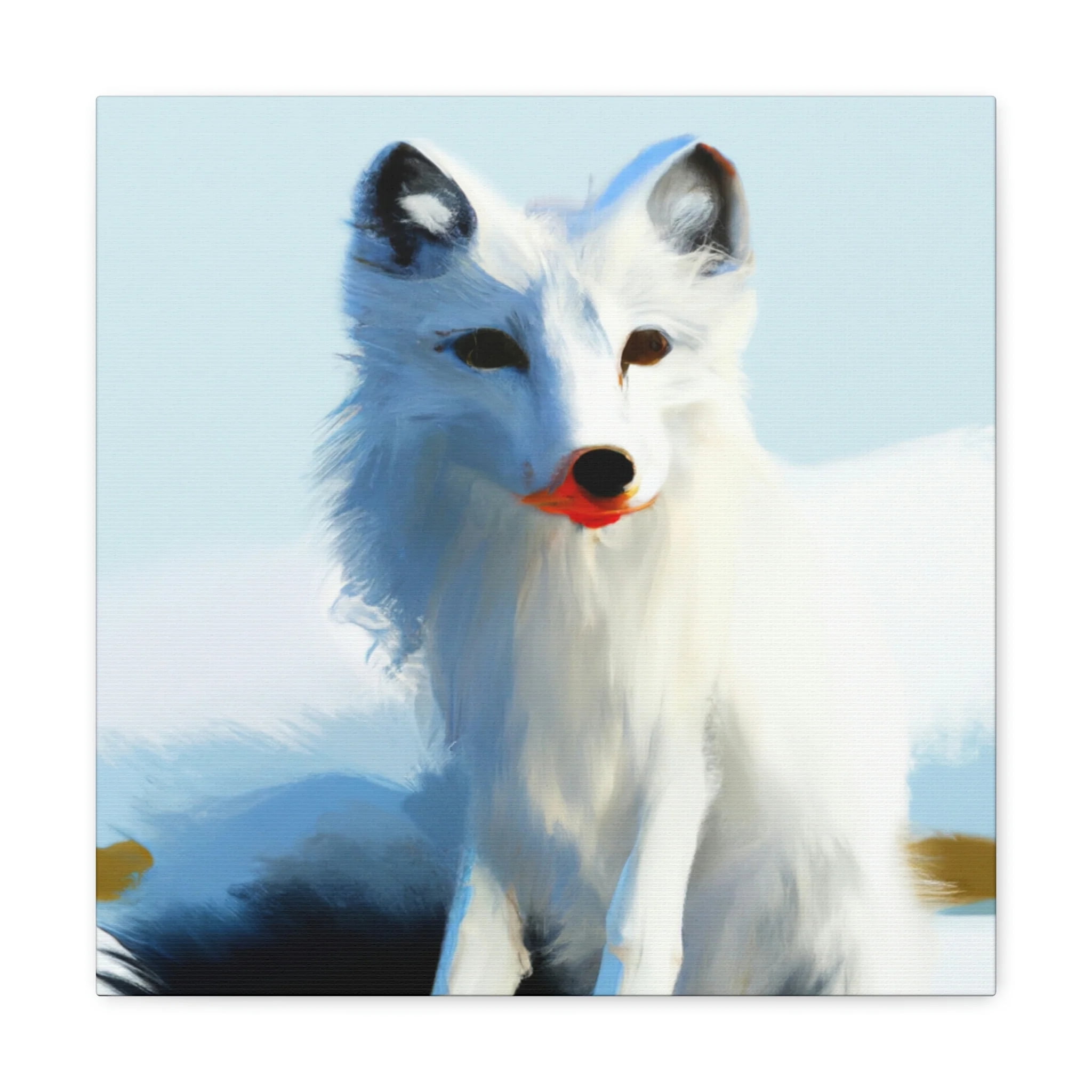 Arctic Fox Pop Art - Canvas - Walmart.com