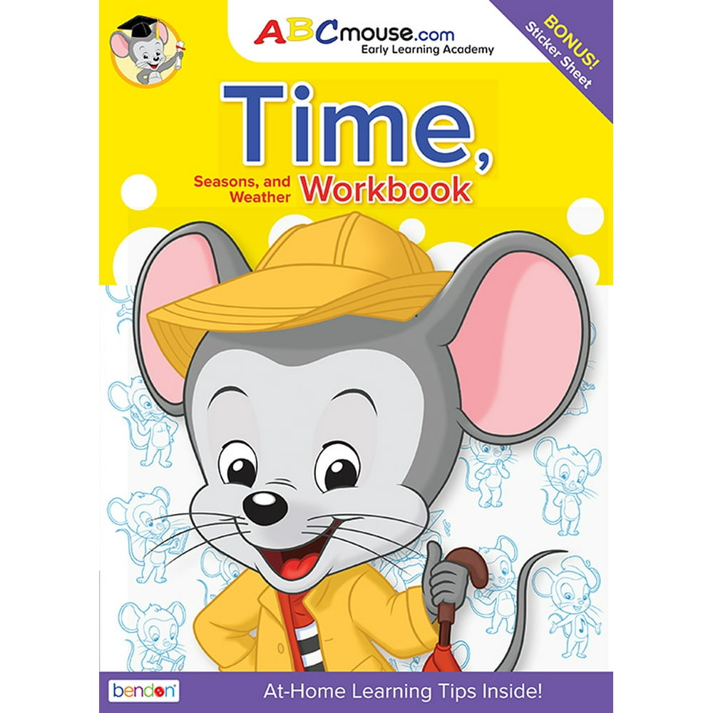 ABCmouse Time and Seasons 80 Page Workbook with Stickers by Bendon ...
