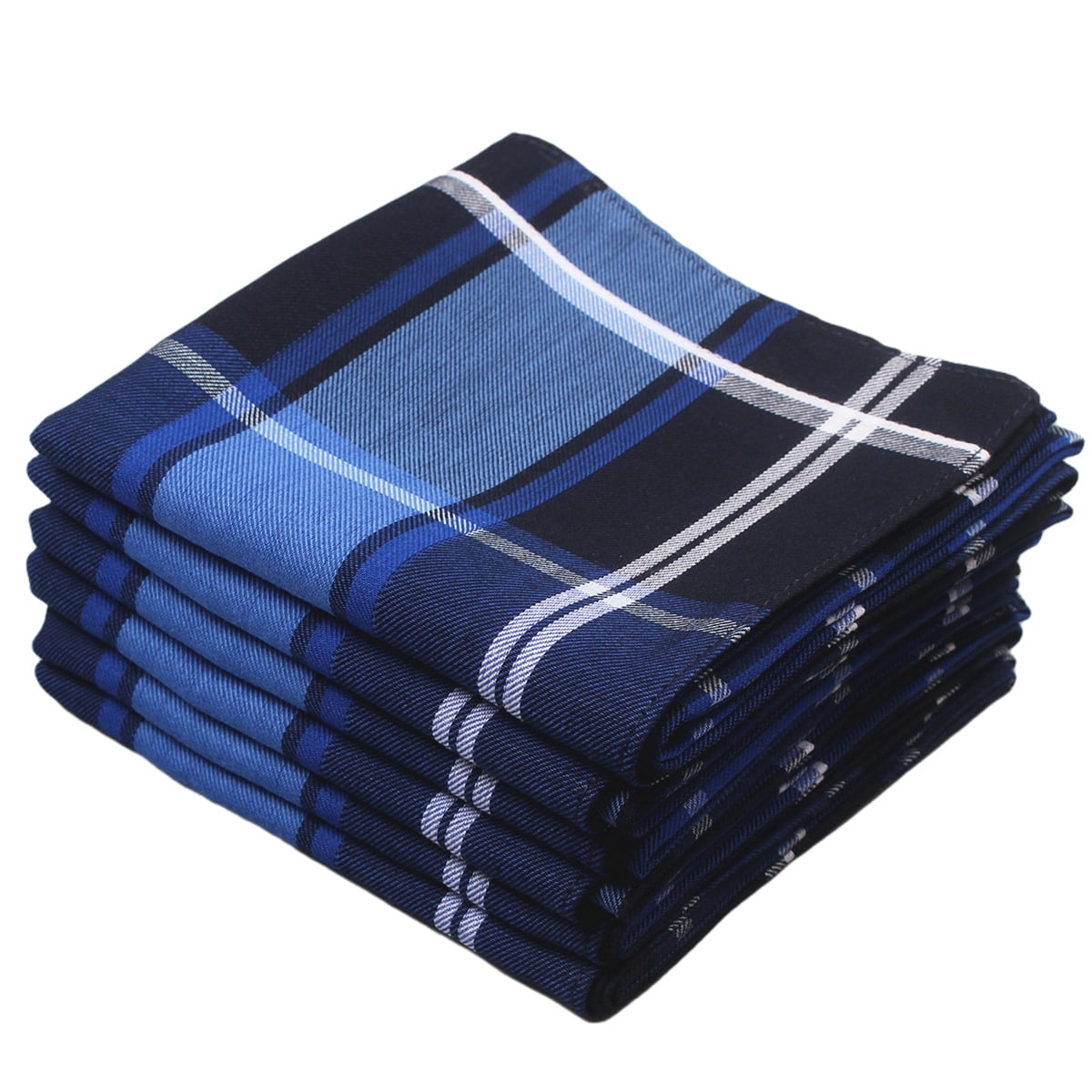 Pure Cotton Men's Soft Handkerchiefs Assorted Color Pack of 12 ...