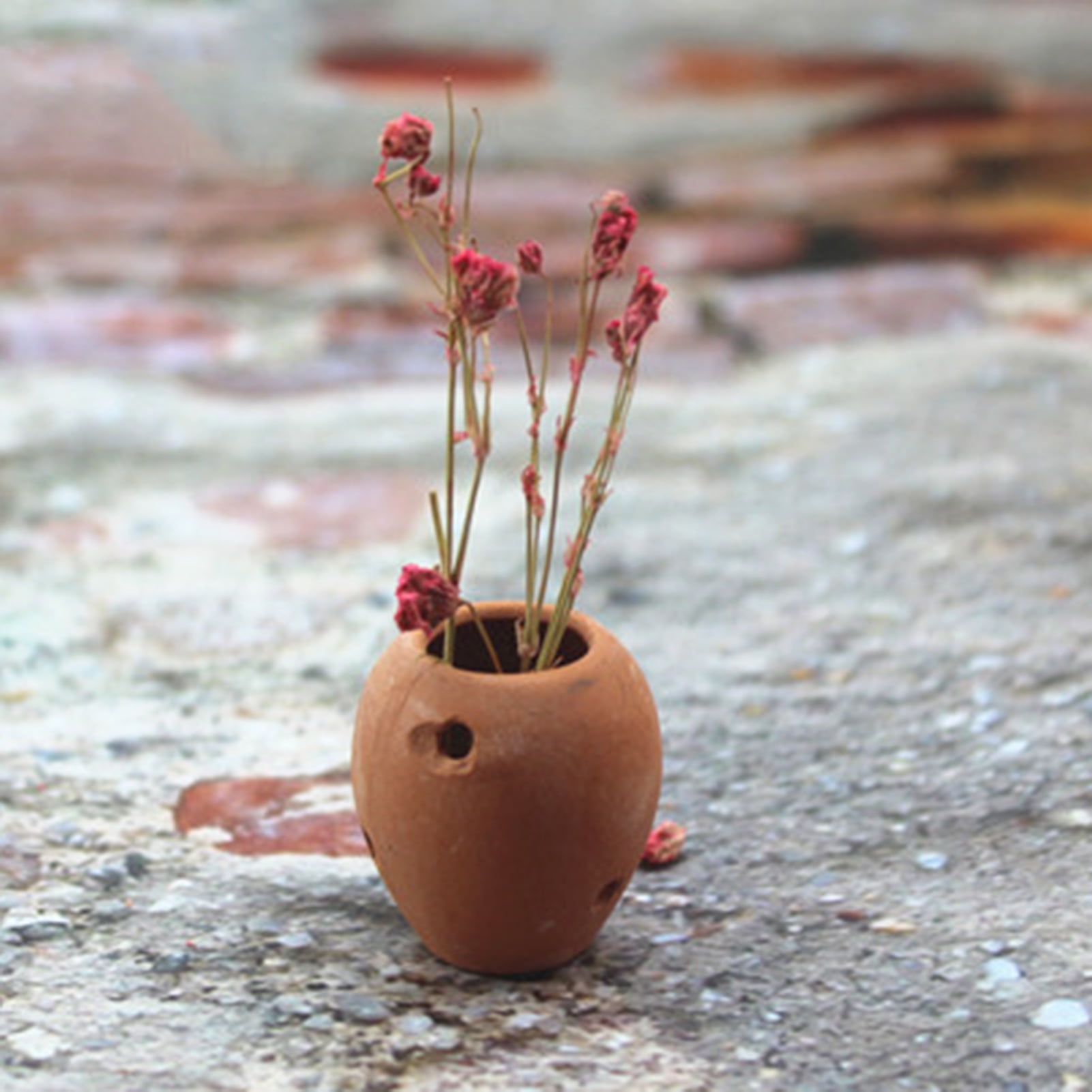 Dollhouse Flower Vase Delicate Adorable Hollow Lovely Ceramic Dollhouse ...