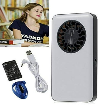 YJJSKEJI 5000mAh Handheld Cooling Fan, Mini Portable AC Fan ...