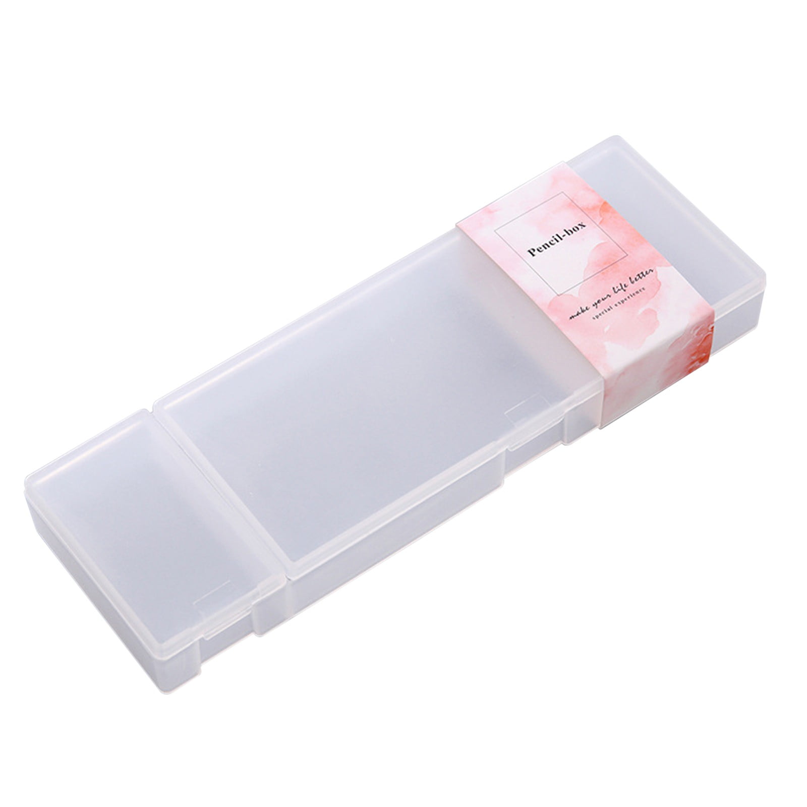 OAVQHLG3B Plastic Pencil Box Sketch Pencil Case Plastic Stationery Case ...