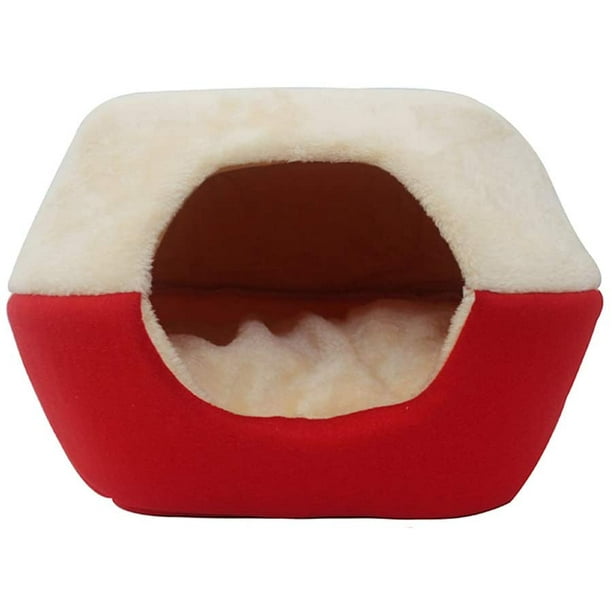 ,Sleep Zone Cuddle Cave for Dogs House(L(56x47x36cm),Red) - Walmart.ca
