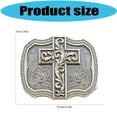 Crosses Design Belt Buckle in Alloys Materials with Decorative Patterns ...