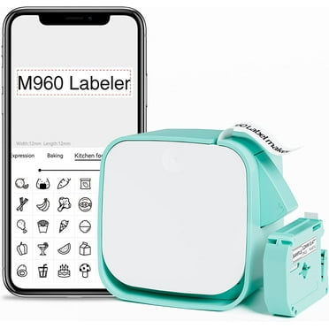 Label Maker Machine Portable Bluetooth Label Printer with Tape Wireless ...