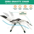 ABORON Living Room Chairs, Folding Zero Gravity Chair , Folding Lounge ...