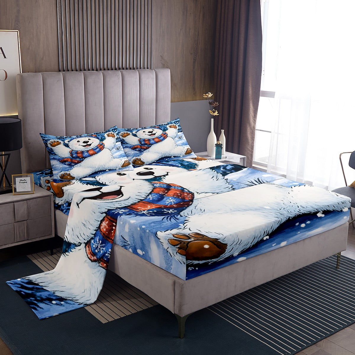 Click here for Erosebridal Cute Polar Bear Bed Sheets King Size c... prices