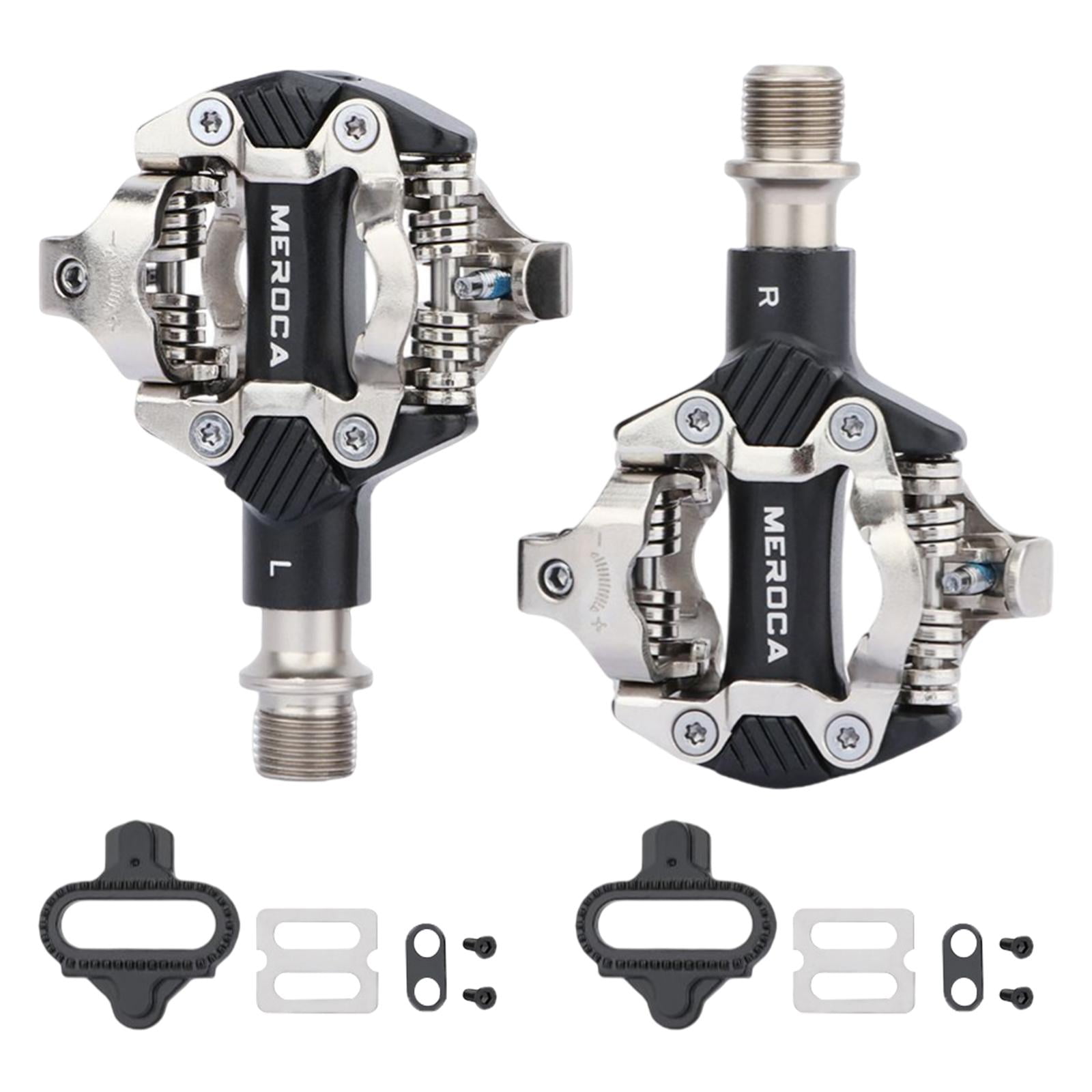 VENZO In Look Delta, Toe Cage, SPD Spin Bike Bicycle Pedals Compatible With Peloton Shimano SPD ...