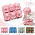 6-Cavity Lion Cub Silicone Ice Cube Tray and Chocolate Mold,Multi ...