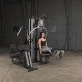 Body-Solid G9S Commercial Gym - Multi Home Total Fitness Equipment Full System with 2 Weight ...