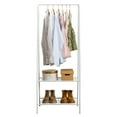 EasingRoom Clothing Garment Rack with Shelves and Hanging Clothes Rod ...