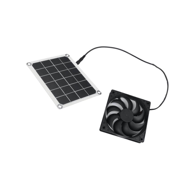 10W Solar Panel Powered Fan Mini Ventilator For Greenhouse Fan Solar ...