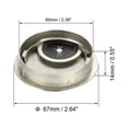 Uxcell 2-3/8 inch Cable Hole Cover Desk Grommet for Wire Organizer Zinc ...