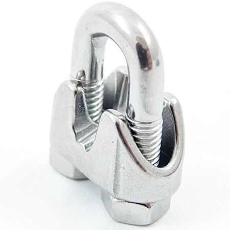 Red Hound Auto Malleable Galvanized Wire Rope Cable Clip 3/16 Inches ...