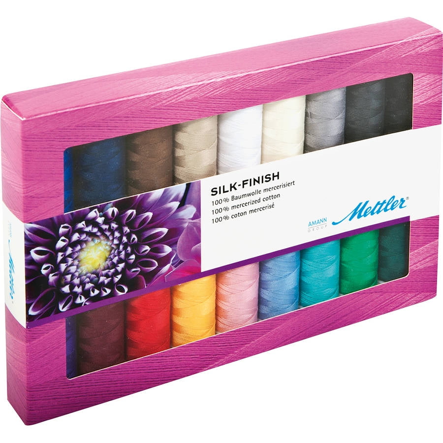 Silk Finish Cotton Thread Gift Pack, 18pk - Walmart.com