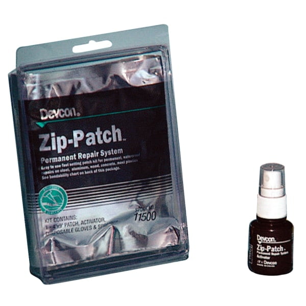 Devcon Zip Patch Brown Epoxy Adhesive - Brown - 4 x 9 in Patch - Shore ...