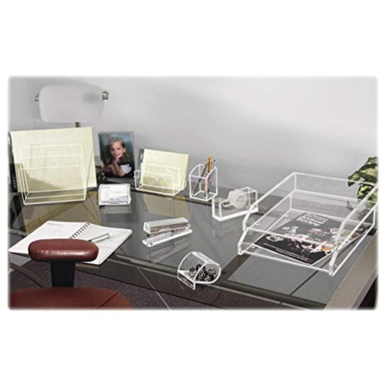 Acrylic Letter Tray Kantek Acrylic Double Large Letter Tray, Clear (10. ...