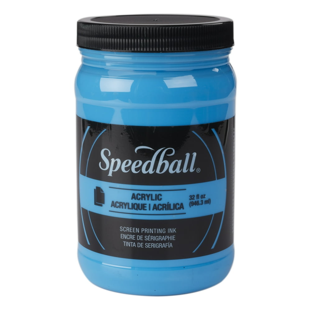 Speedball Permanent Acrylic Screen Printing Ink, 32 oz. Jar ...