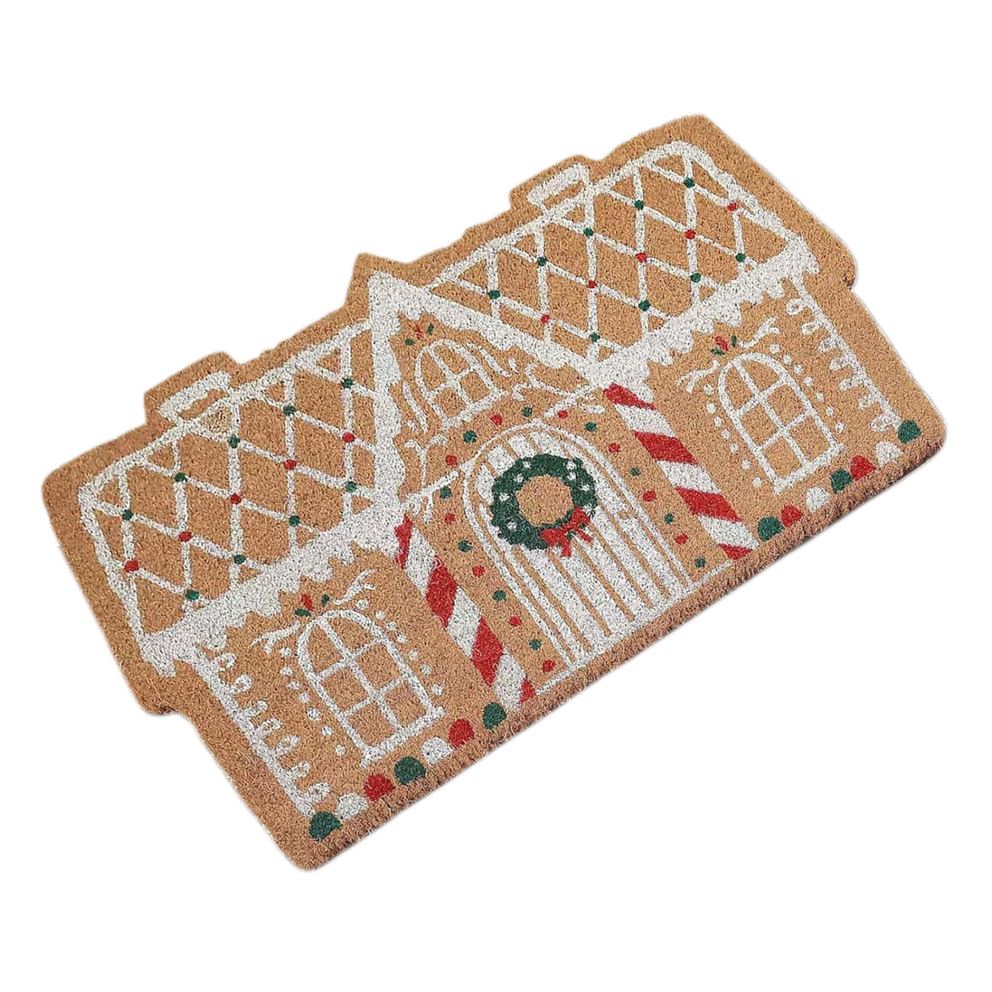 Click here for Gupgi Christmas Doormats Holiday House Print Entry... prices