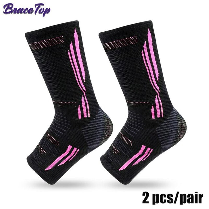 Ankle Support Brace Elasticity Free Adjustment Protection Foot Bandage ...