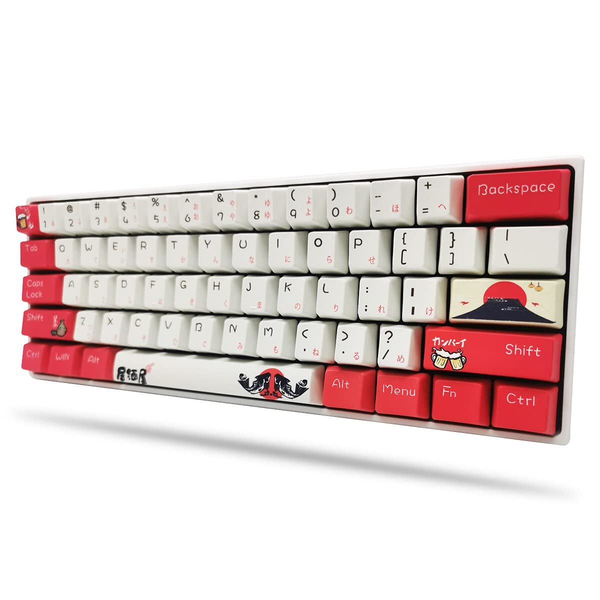 Buy VXV Upgrade 108 Key PBT Keycap Set,OEM Profile Japanese Element Key ...