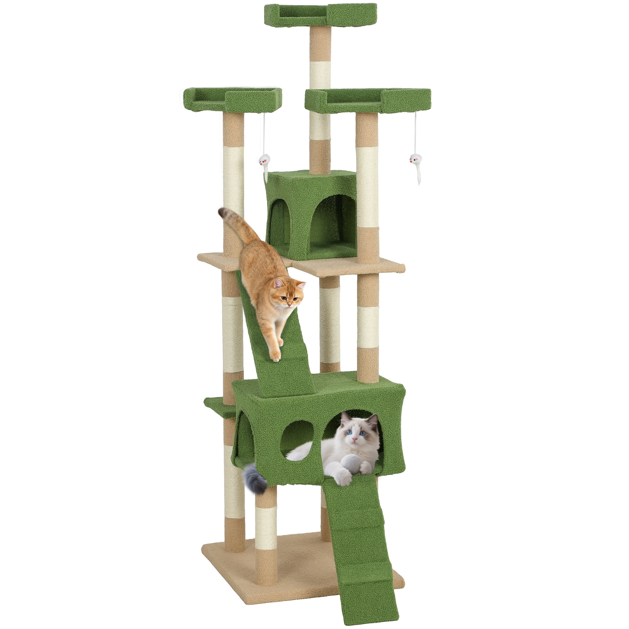Click here for Pawhut 68 Inches Cat Tree  Multi-Level Large Cat T... prices