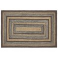 Espresso Jute Rug Rect w/ Pad 60x96 - Walmart.com