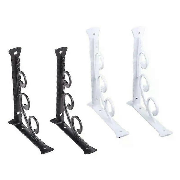 1 Pair Triangular Shape Shelf Bracket Heavy Duty Wall Mounted Brackets ...