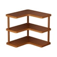 3-Tier Wood Cup Storage Rack for Kitchen Counter, Corner Desktop ...