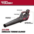 Hyper Tough Cordless Handheld Blower, 20V Max, Turbo Boost, 90 MPH, 372 ...