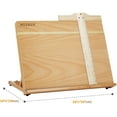 MEEDEN Wood Sketch Board, Adjustable Wood Artist Drawing & Drafting ...