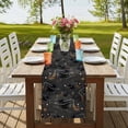 Black Graduation Cap Burlap Cotton Table Runner 18x72 Inches Long ...