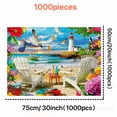 1000Pcs Jigsaw puzzles Family Fun Adult Puzzle Big size Decor wall ...