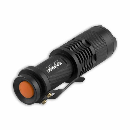 6 Tactical Mini LED Flashlights - Heavy Duty Metal Shell - Ultra Bright ...