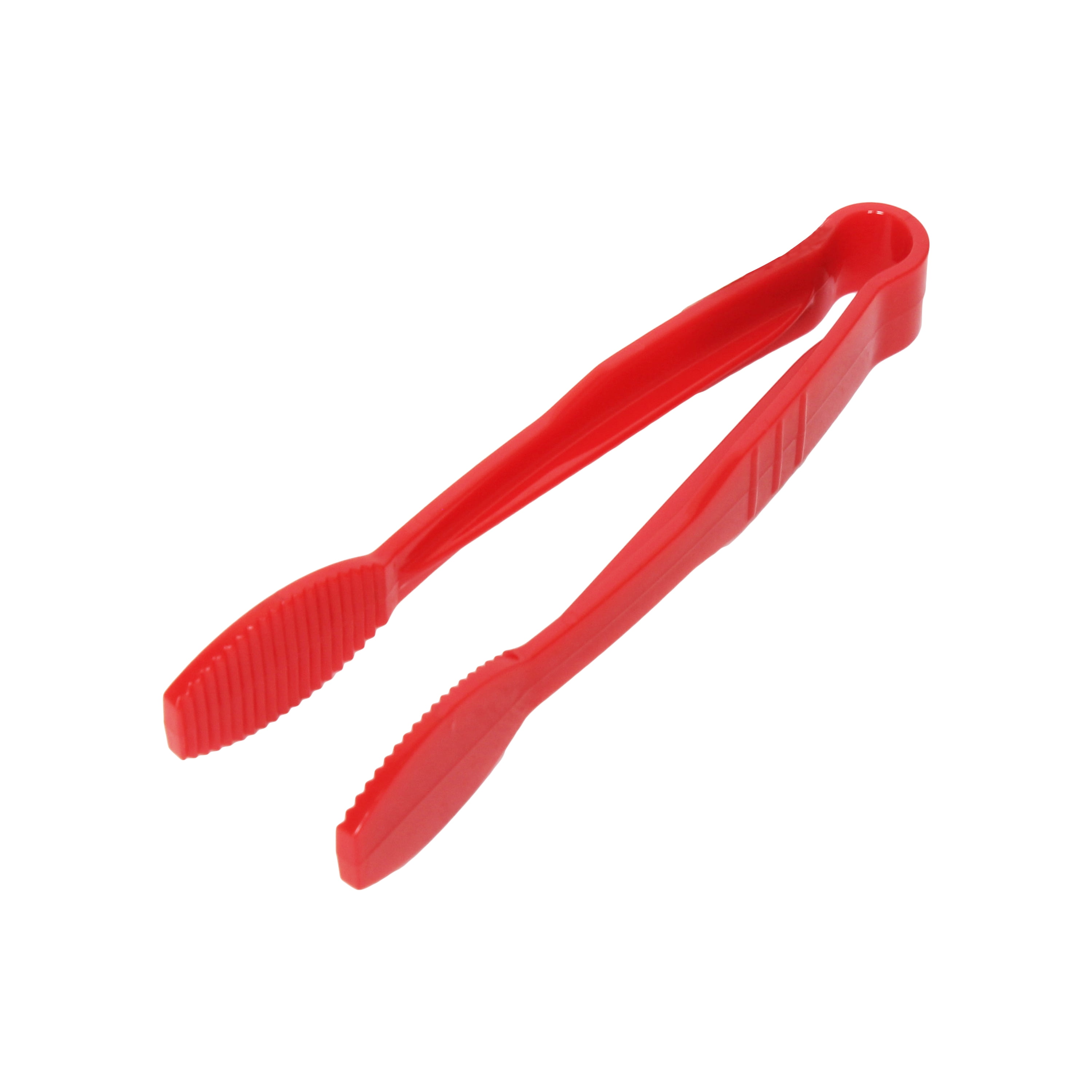 Excellante 6" flat grip tong, polycarbonate, red color, comes in each ...
