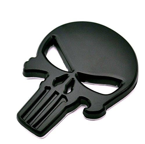 Xotic Tech 3D Letter Emblem for Jeep Punisher Skull Logo Sticker Car ...