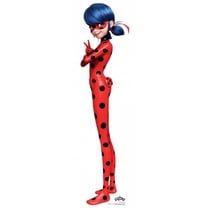 Star Cutouts Miraculous Lady Bug Crouching Cardboard Stand-Up, 46 x 37 ...