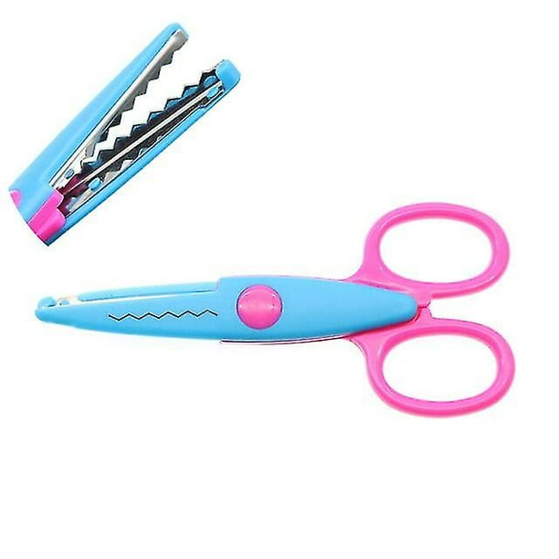 3 Pack Cute Candy Color Plastic Lace Scissors Kindergarten School ...