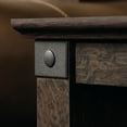 Sauder Carson Forge Side Table - Coffee Oak Finish - Shelf - Walmart.com