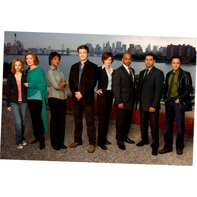 Castle Cast New York Skyline Poster Metal Sign 8Inx 12In Metal Print ...