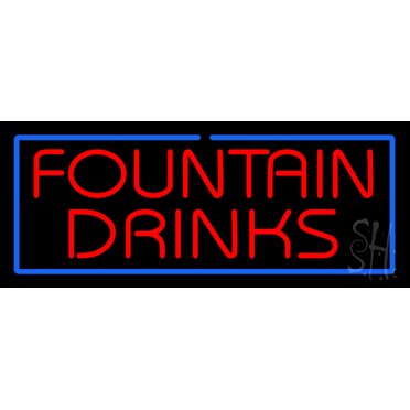 Red Juice Bar LED Neon Sign 10 x 24 - inches, Black Square Cut Acrylic ...