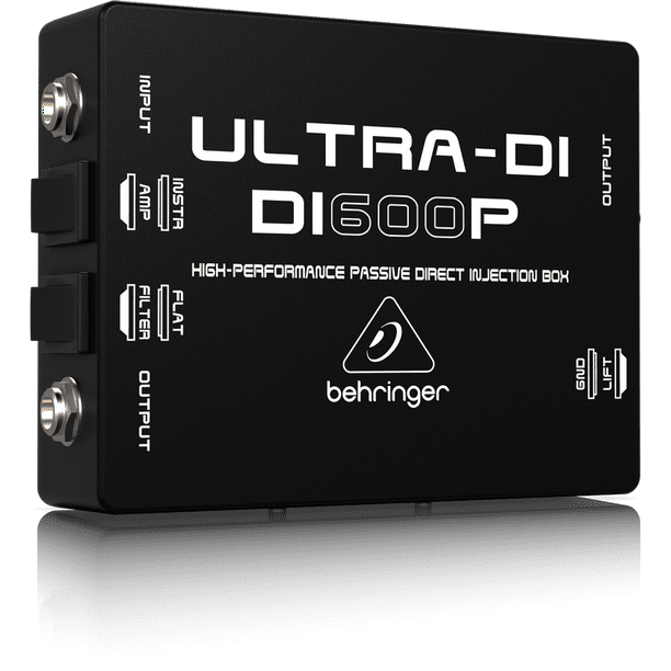 Behringer Ultra-DI DI600P High-Performance Passive DI-Box - Walmart.com ...