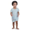 Mickey & Friends Infant Boys Short Sleeve and Sleeveless Rompers Set, 2 ...