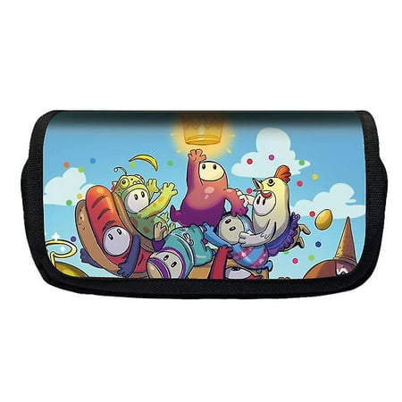 Taie Jelly Bean Fall Guys Double Flap Pencil Case Polyester Children's ...
