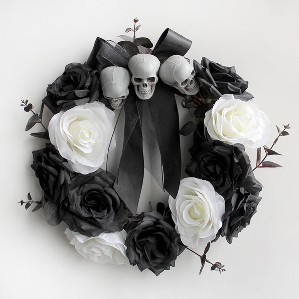 Gothic White Roses