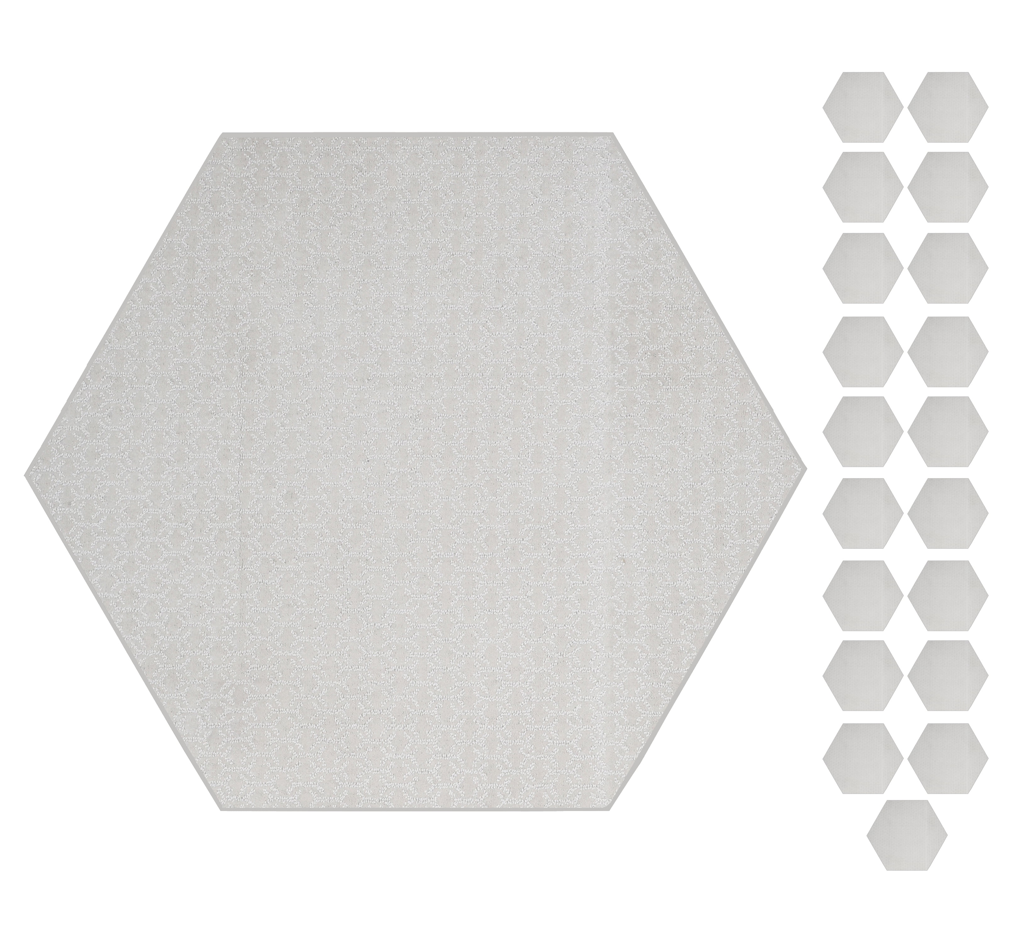 Furnish My Place Abstract Contemporary Geometrical Honeycomb Textured ...