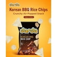 Darda Korean BBQ Rice TGF4 Chips - Air-Popped Korean Snacks, Crispy ...